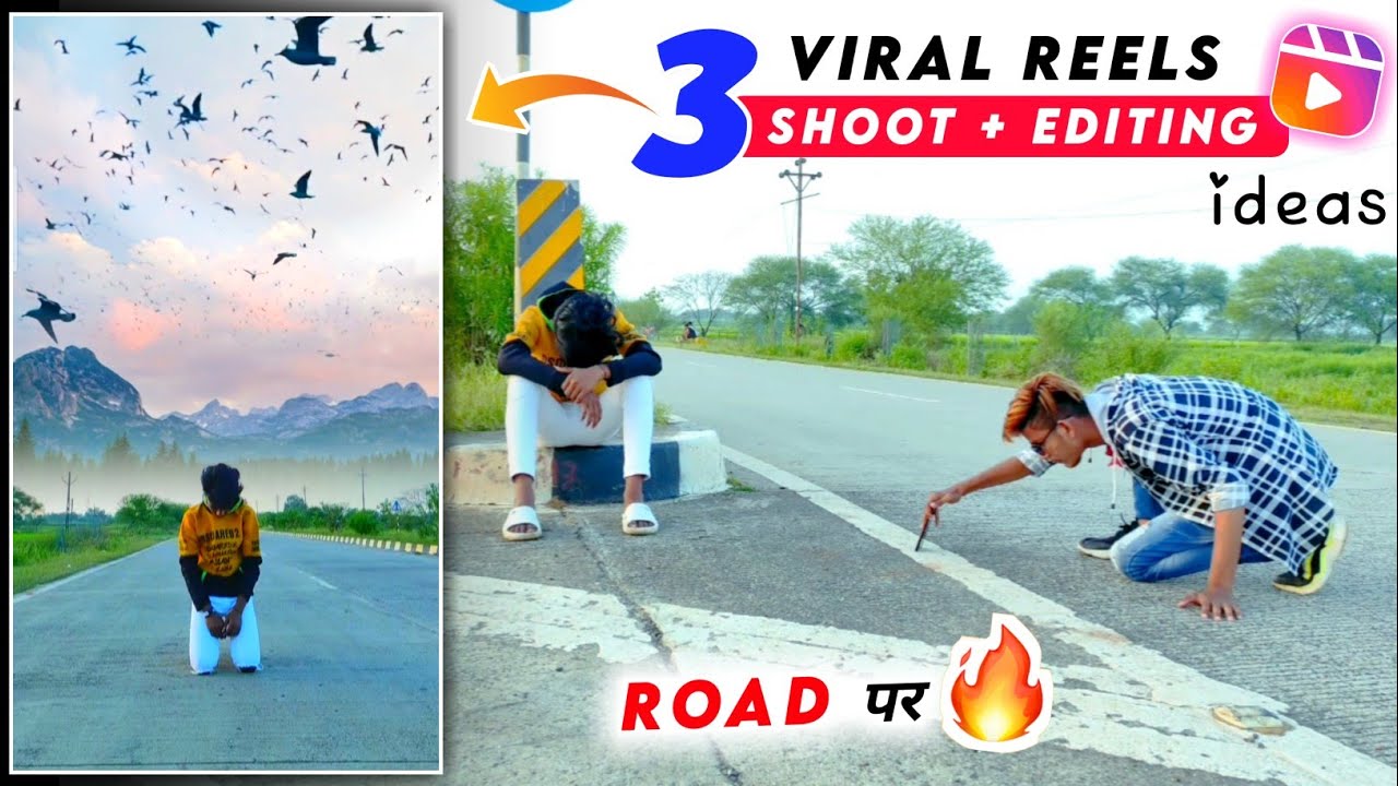 🔥3 Viral Instagram Reels Video Shoot + Editing ideas💡~ Creative Mobile ...