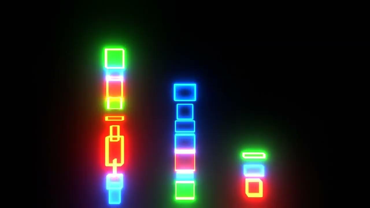 Geometry Nodes Neon Bouncing Cubes - Blender Eevee Animation - YouTube