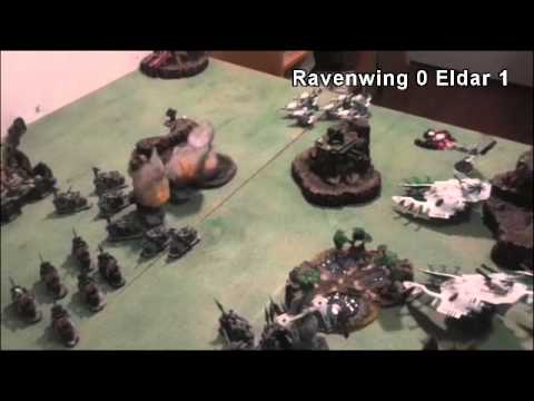 Stronghold Assault Ravenwing vs Eldar - YouTube