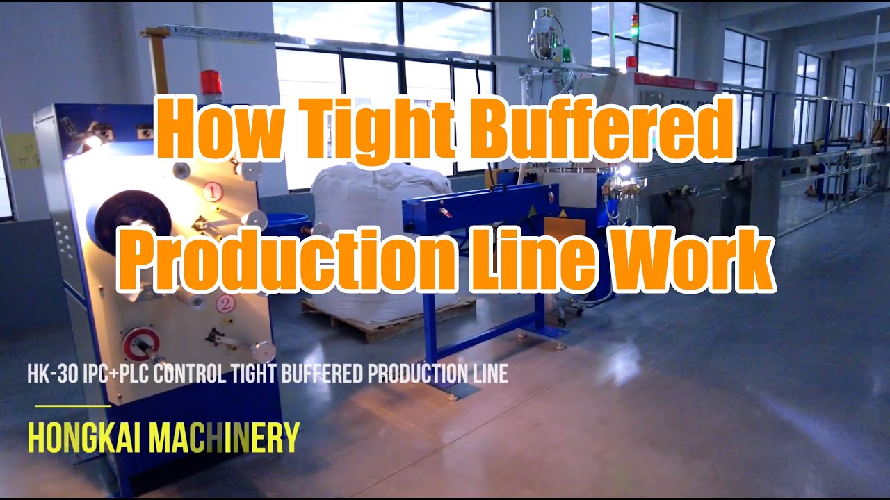 How Tight Buffered Production Line Work |[265/400mm] Change over ...
