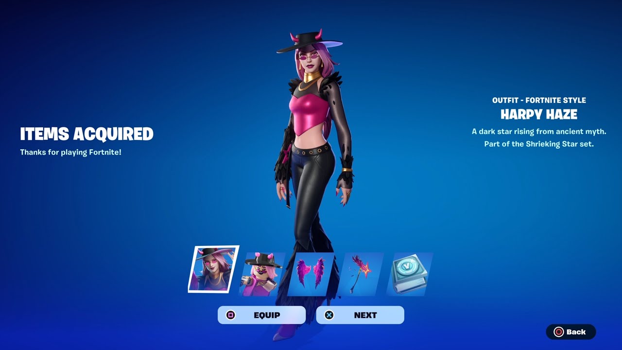 HOW TO GET HARPY HAZE SKIN IN FORTNITE! - YouTube