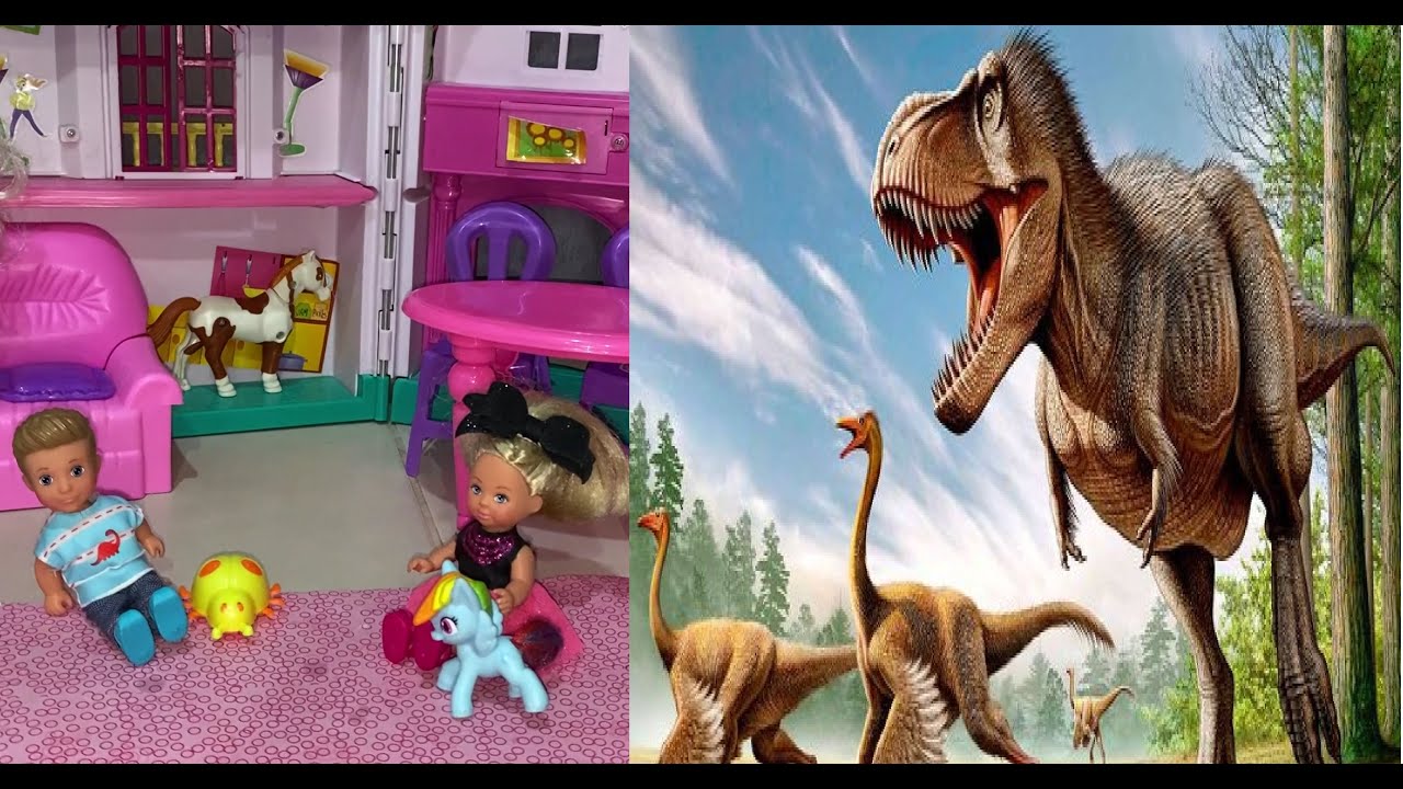 Dinosaur wish- Elsa and Anna toddlers - YouTube