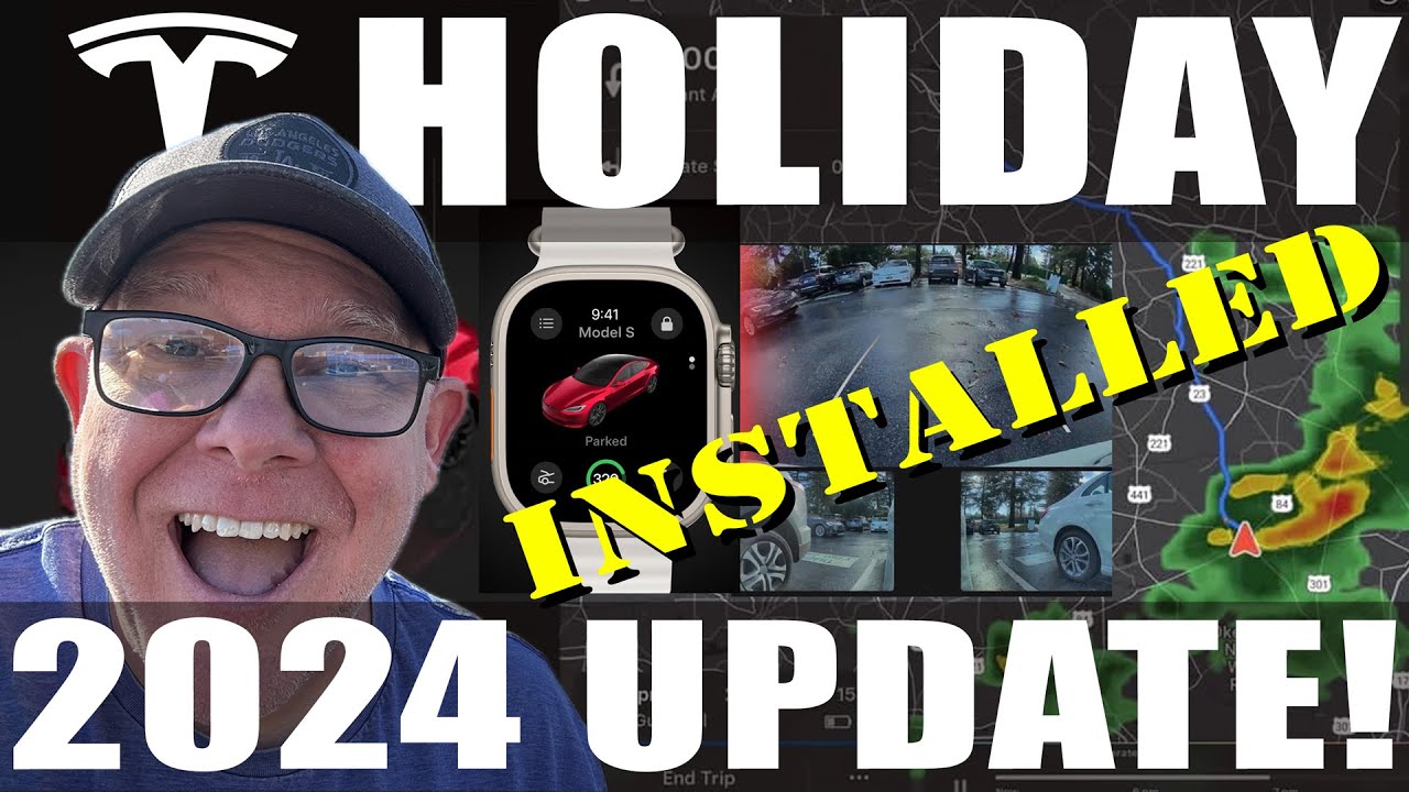 2024 EPIC Tesla Holiday Software Update FEATURES Revealed! - YouTube