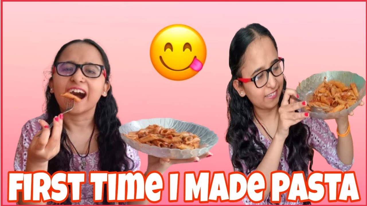 First Time I Made Pasta 😀 **First Cooking Experience** | Diksha ...