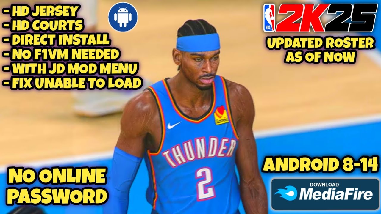 NEW! NBA2K20 to NBA2K25 Roster | Updated Sign/Trade w Mod Menu ...