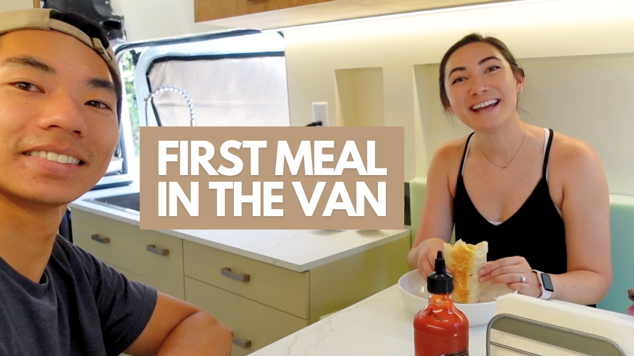 Van Life - First Van Meal | Testing Our Van Kitchen - Duxtop Induction ...