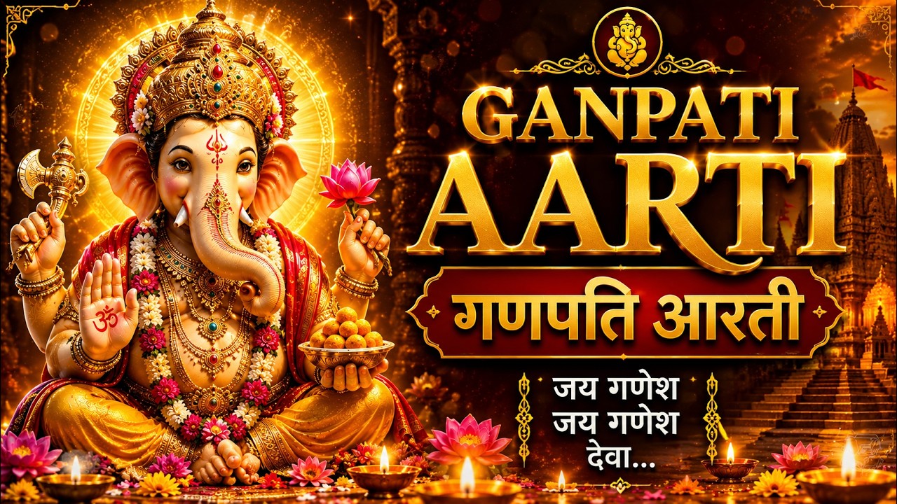 जय गणेश जय गणेश देवा आरती | JAI GANESH JAI GANESH DEVA AARTI | Ganesh ...