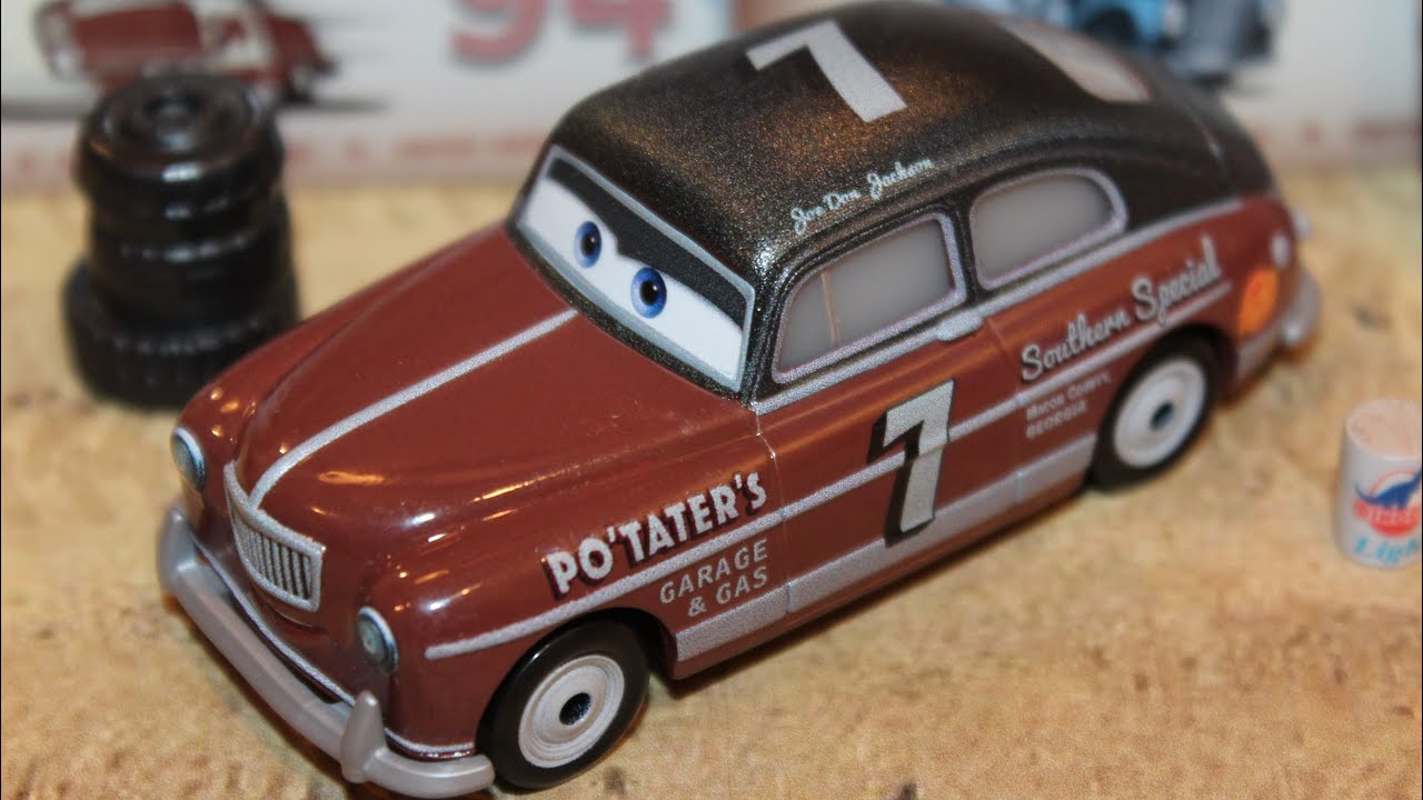 Mattel Disney Cars 3 Joe Don Jackson (Retro Thomasville Piston Cup ...