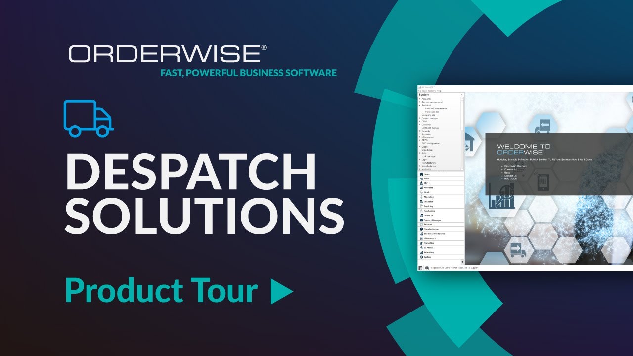OrderWise Despatch Overview - YouTube