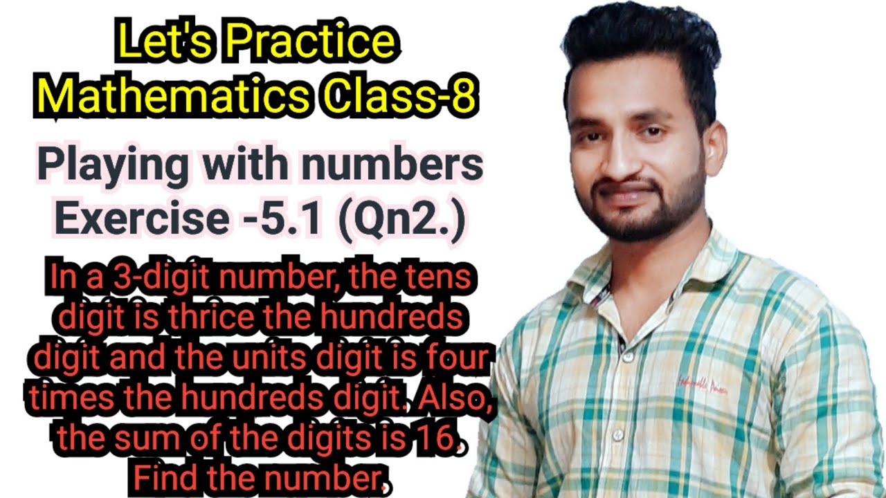 In a 3-digit number, the tens digit is thrice the hundreds digit and ...