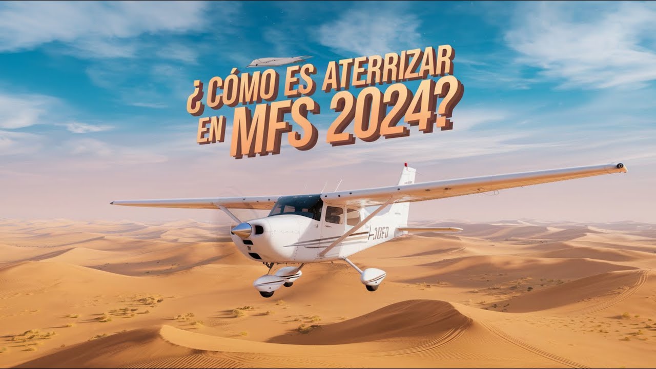¿Cómo es aterrizar en MFS-2024? - YouTube