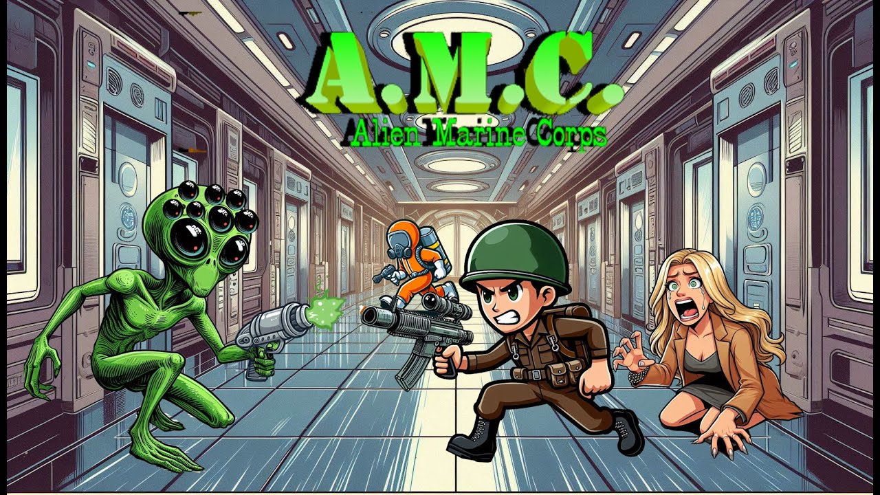 AMC - Alien Marine Corps - Doom II mod - YouTube