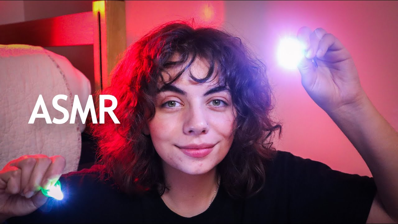 ASMR - Follow My Instructions (eating the lights, whispered, eyes close ...