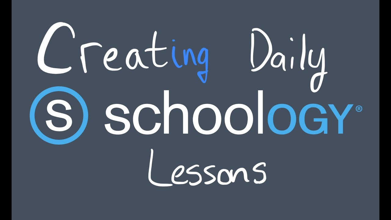 How To Make Daily Schoology Lesson YouTube how-to-make-daily-schoology-lesson-youtube