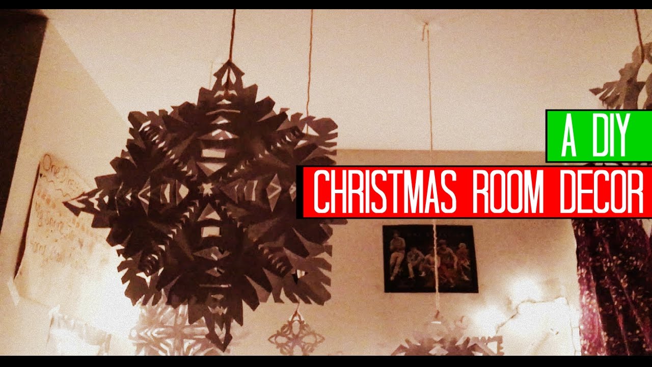 A DIY Christmas Room Decor - YouTube