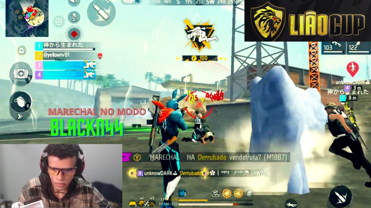 MARECHAL ALONE AMASSANDO TODOS NO LIÃO CUP COM SKIN LENDARIA DE ...