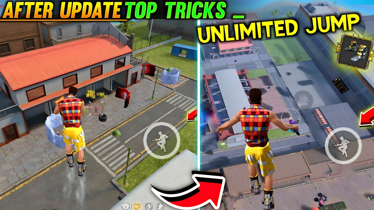 After Update Top New Tricks in Training 😲 Unlimited Jump Bug Garena ...
