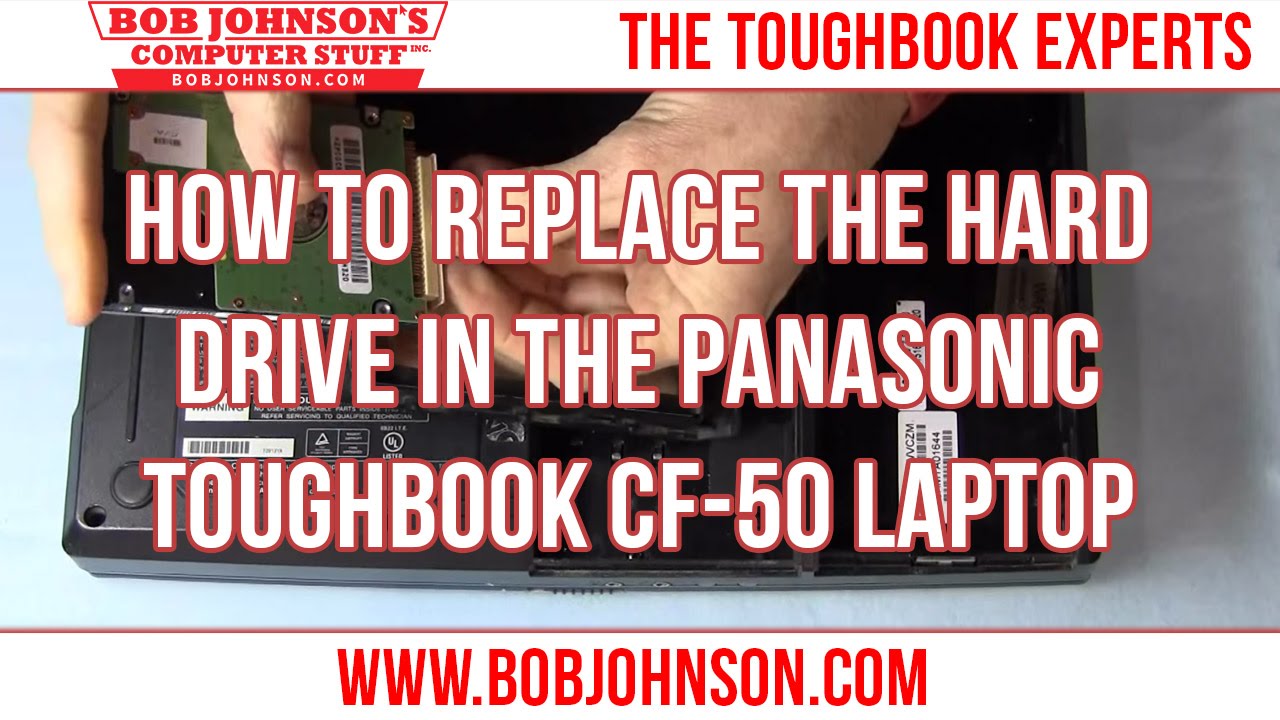 How to replace the Hard drive in the Panasonic Toughbook CF-50 Laptop ...