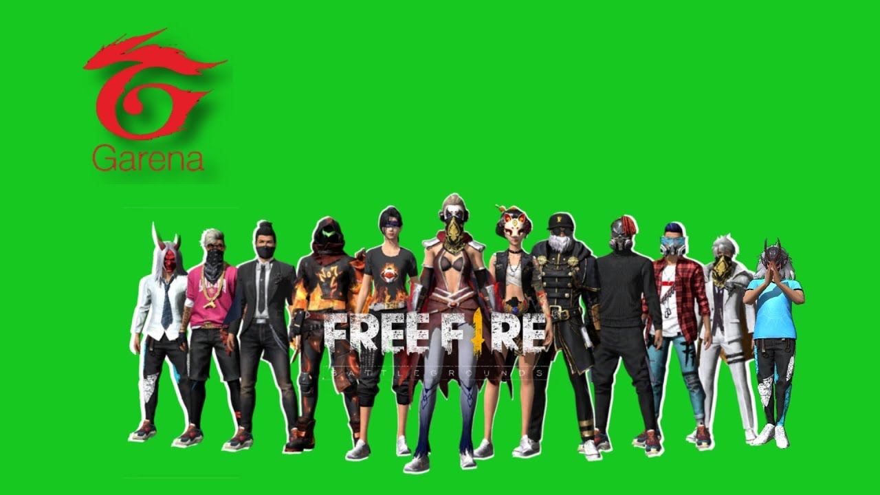 GARENA FREE FIRE GREEN SCREEN VIDEO 🔥EMOTE FF🥀FREE LIFE GAMING 💎💎🙏🙏 ...