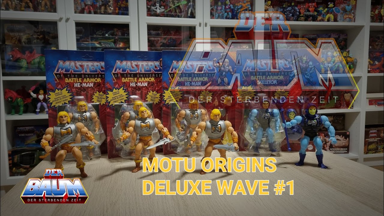 MOTU ORIGINS DELUXE WAVE #1/ Varianten & Fehlproduktionen - YouTube
