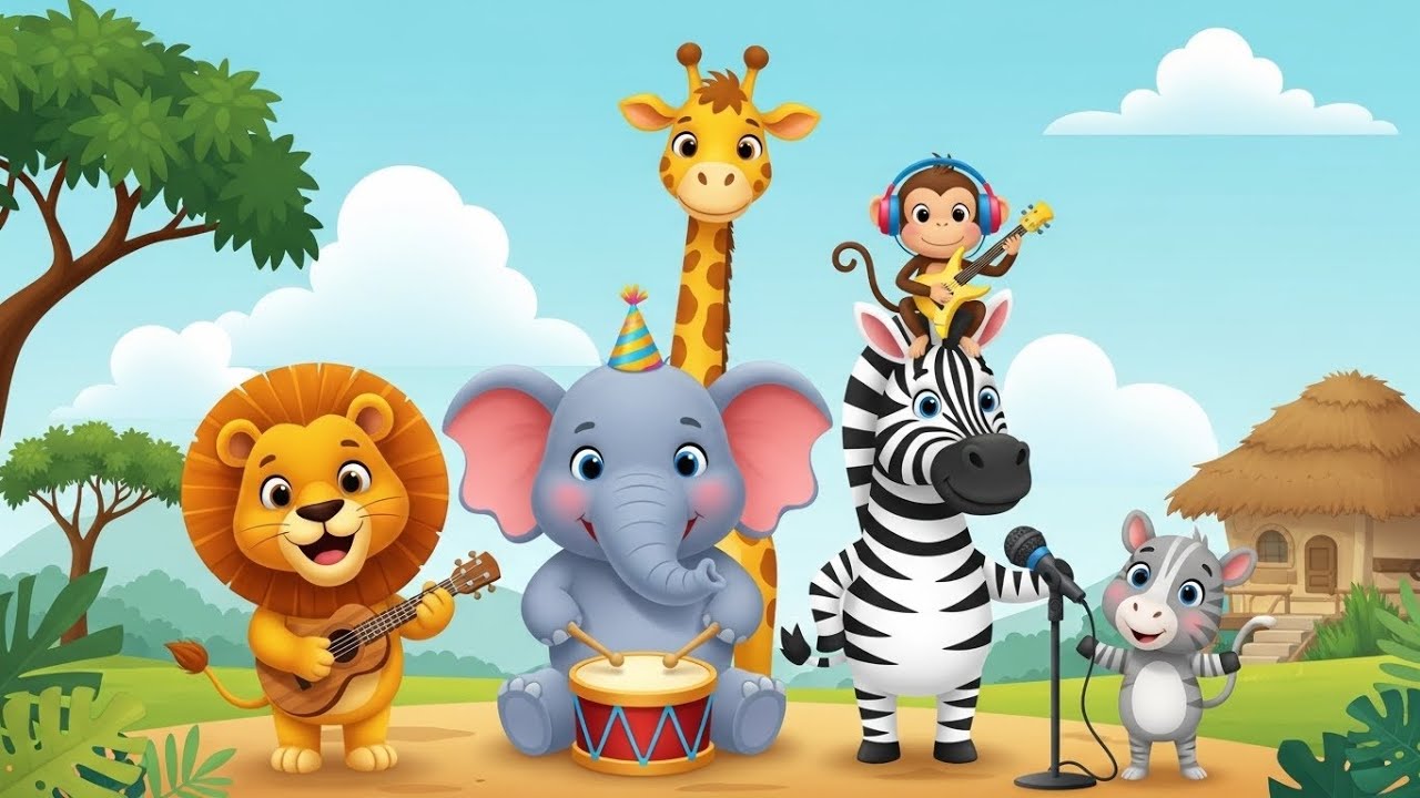 Animal Safari Song | Wild Animals for Kids | Buzzy Tune’s Time - YouTube