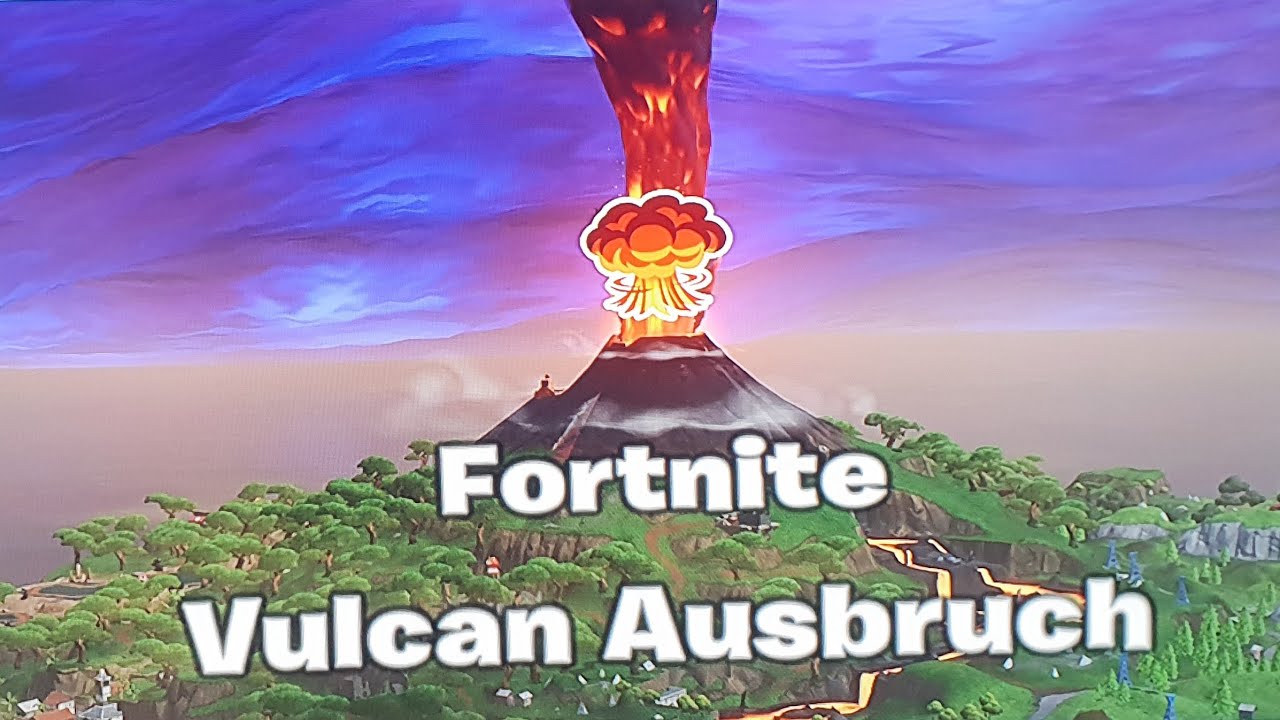 Fortnite Vulkan Aubruch Live Event|RIP TILTED TOWERS😱 - YouTube