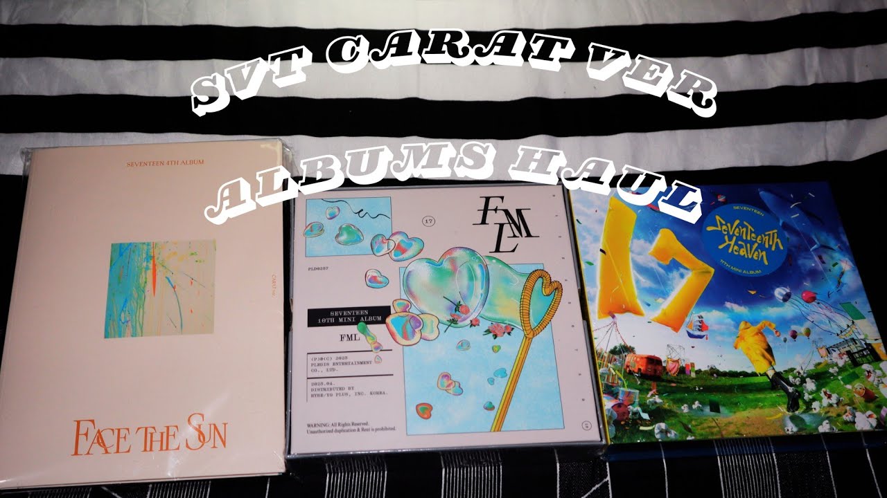 UNBOXING TURNED HAUL: SVT ALBUMS Carat Versions 👻 - YouTube