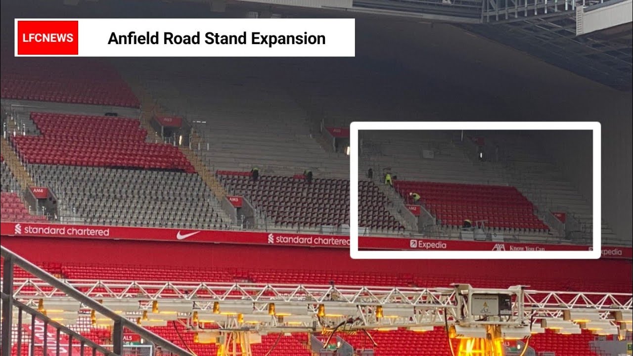 Anfield Road Stand Expansion - Last DAY of September 2023 | New Images ...
