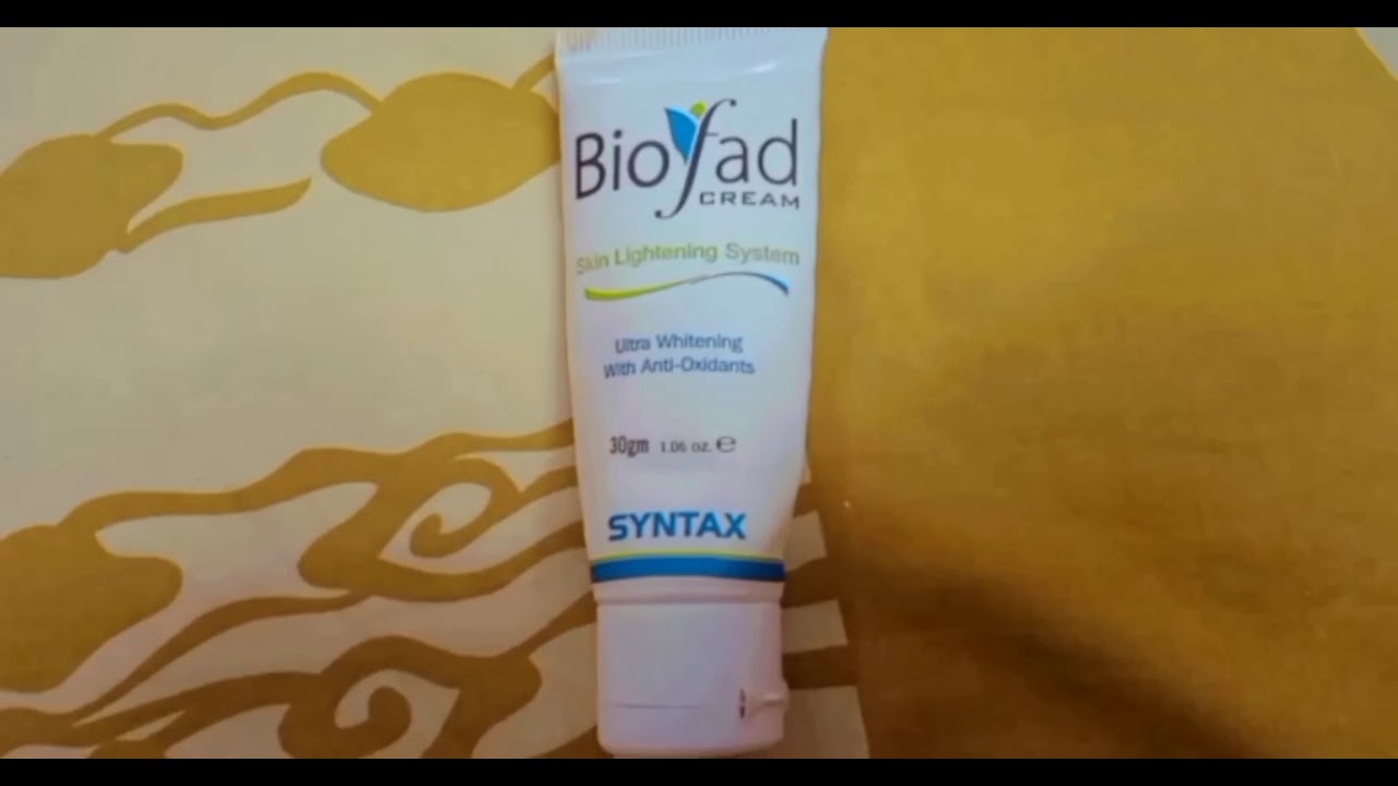 review of biofad cream - YouTube