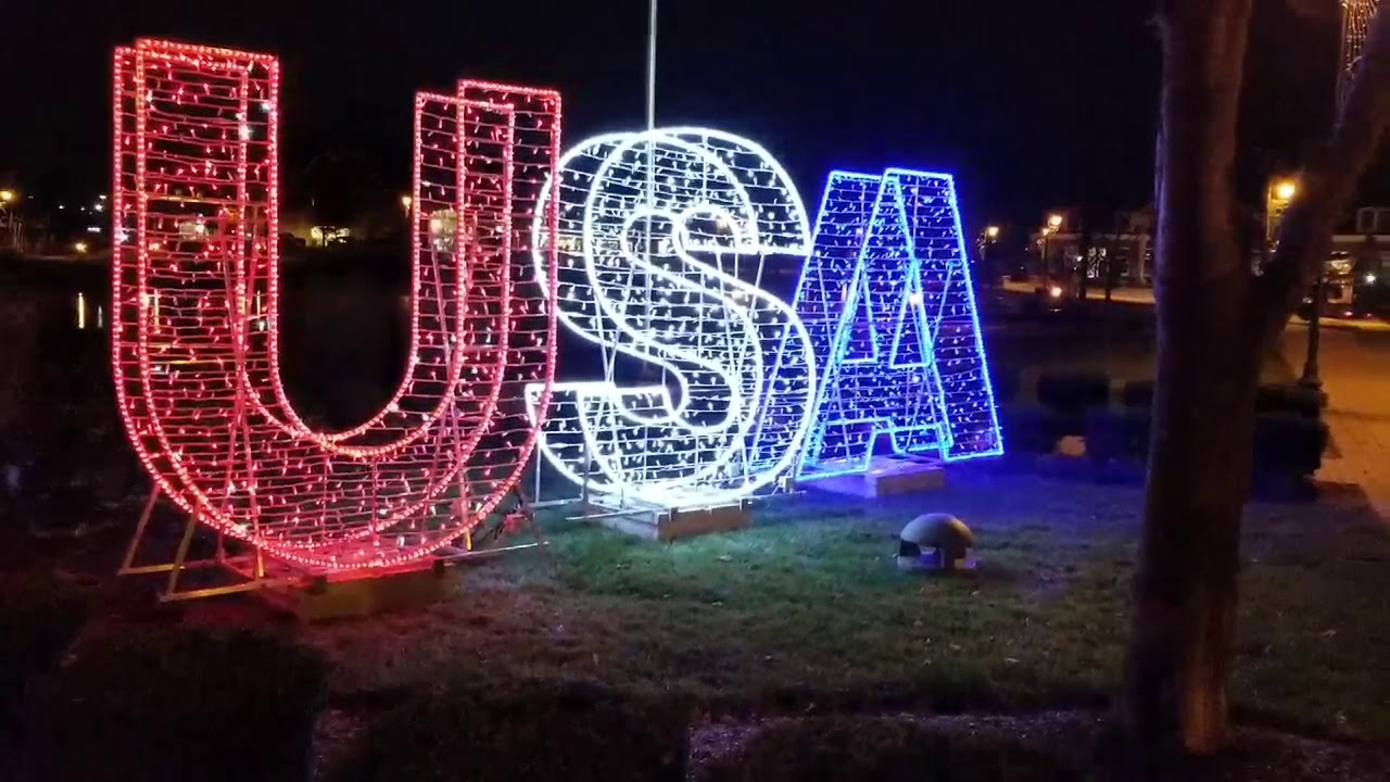 USA Twinkle Letters - YouTube