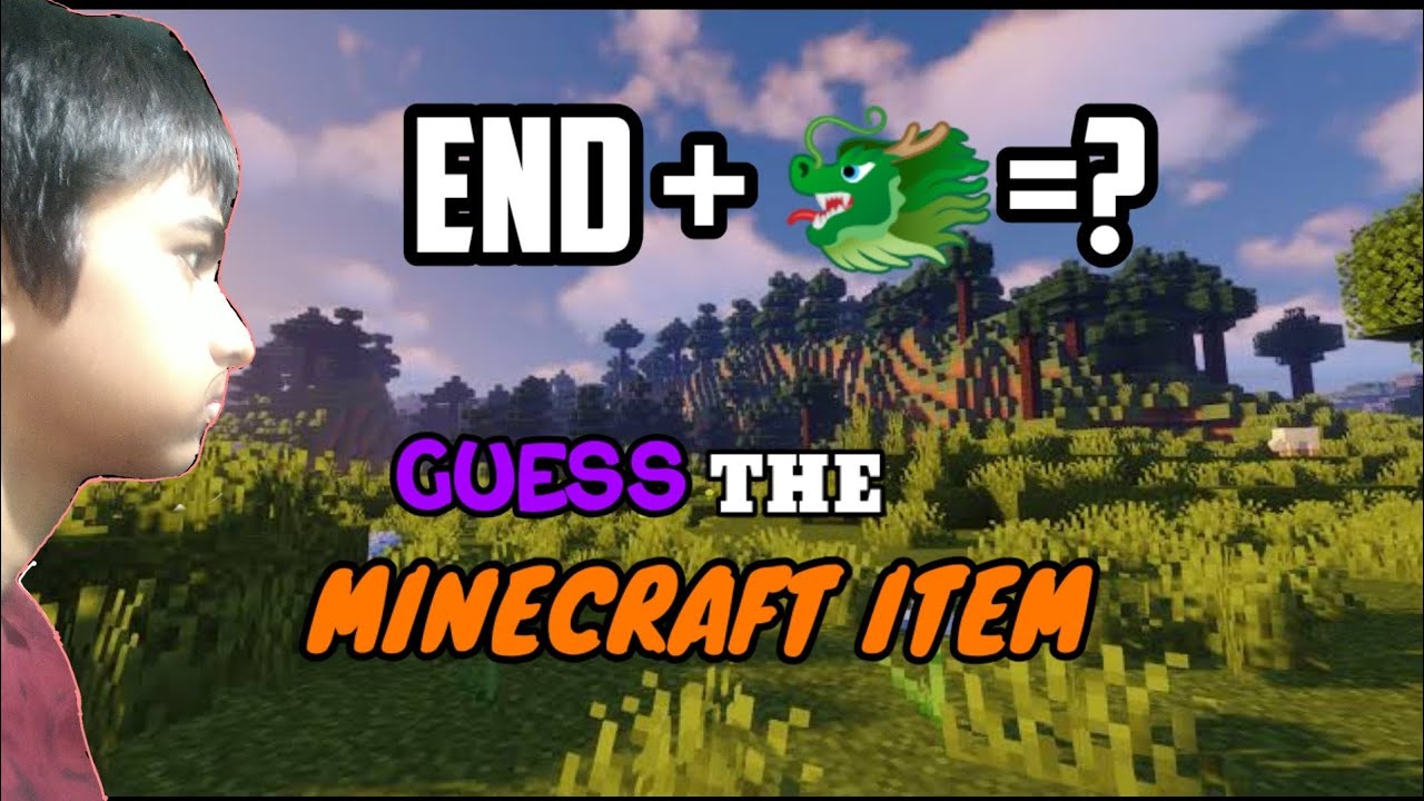 Guess The Minecraft Item By Emojis Challenge - YouTube