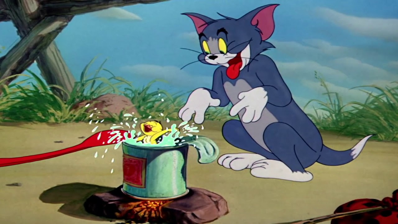 Tom & Jerry Back to School Classic Cartoon Reversed - YouTube