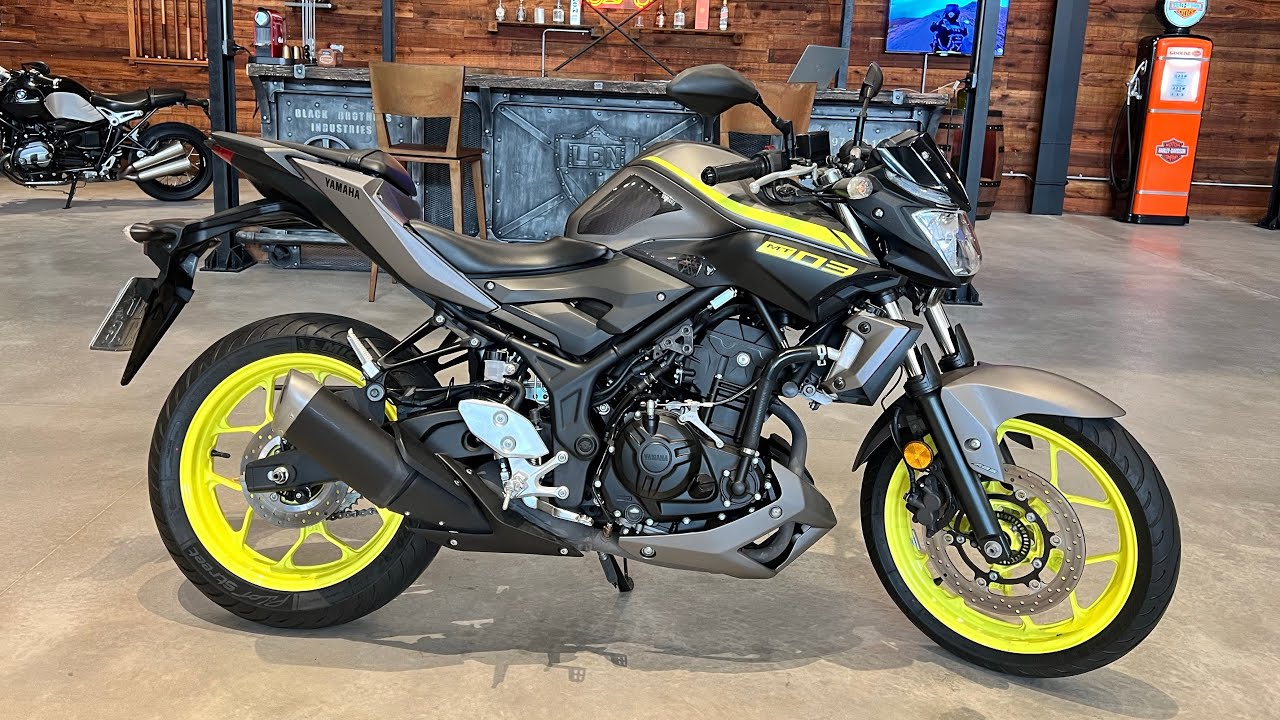 Yamaha MT 03 año 2018 con 4.500 KM - YouTube