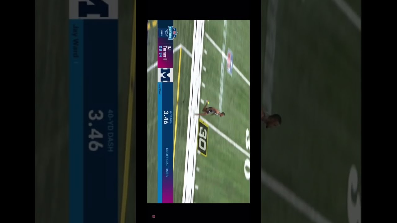 Fastest 40 Yard Dash At The Combine YouTube Fastest 40 Yard Dash At The Combine YouTube