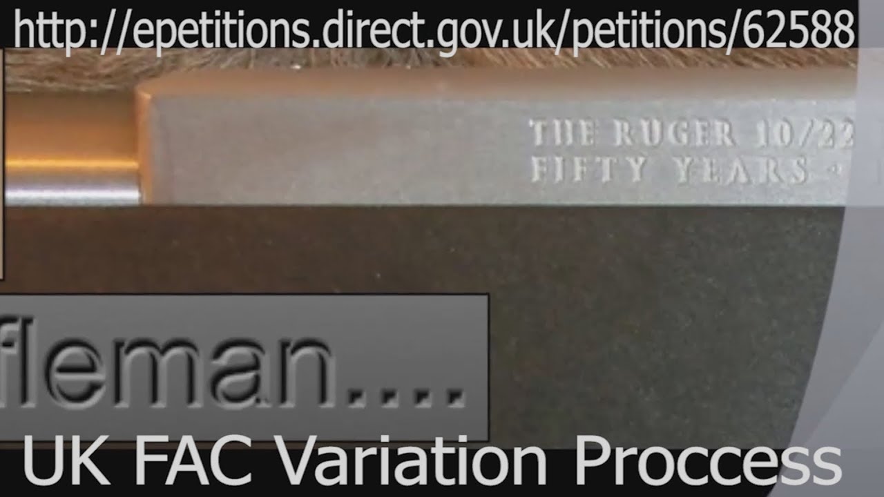 UK FAC(Firearms Certificate) Variation Proccess Explained - YouTube