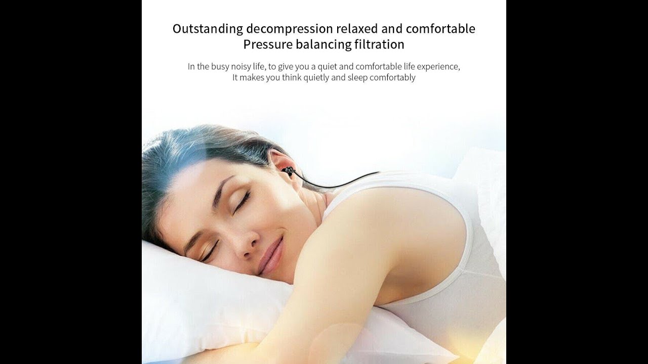 Anti-noise Sleeping Headphone Soft Silicone Headset In-Ear Phone With ...