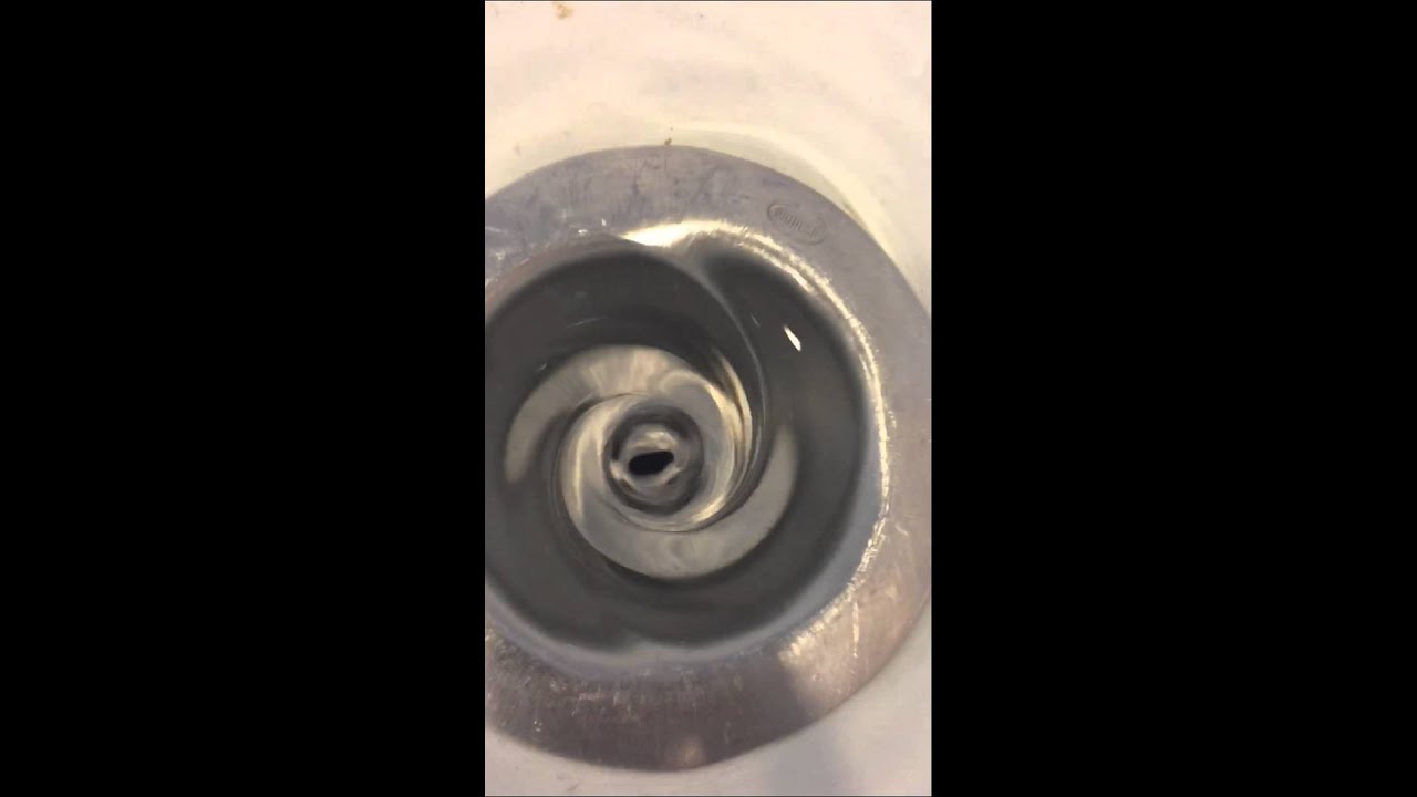 Water Vortex in sink - YouTube