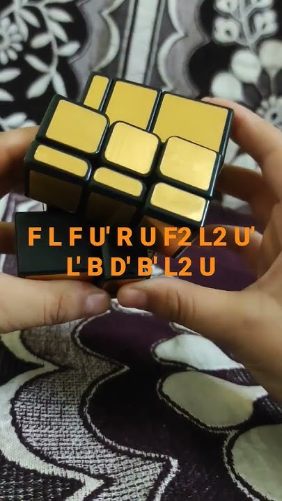 How to make cube in a cube pattern in mirror cube - YouTube