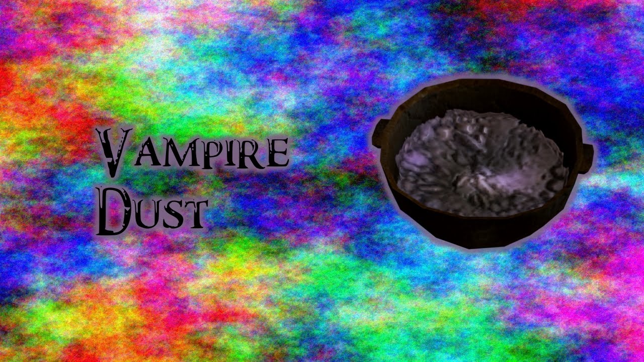 Skyrim Ingredient Breakdown Part 5: Vampire Dust - YouTube