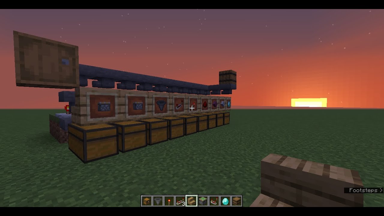 how to build a Minecraft Auto Sorter - YouTube