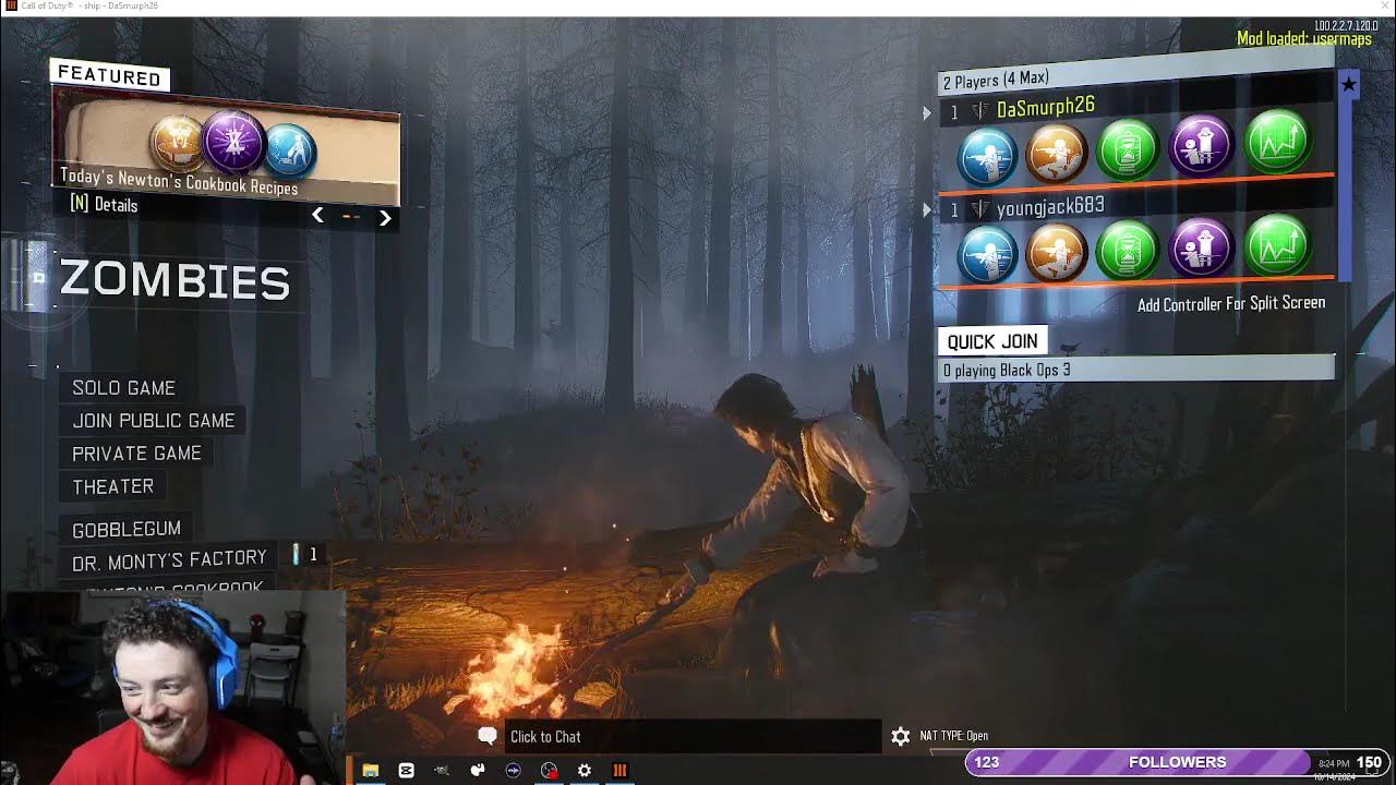 Week 2 of Spooktober! Custom Zombies on BO3! Twitch VOD! - YouTube