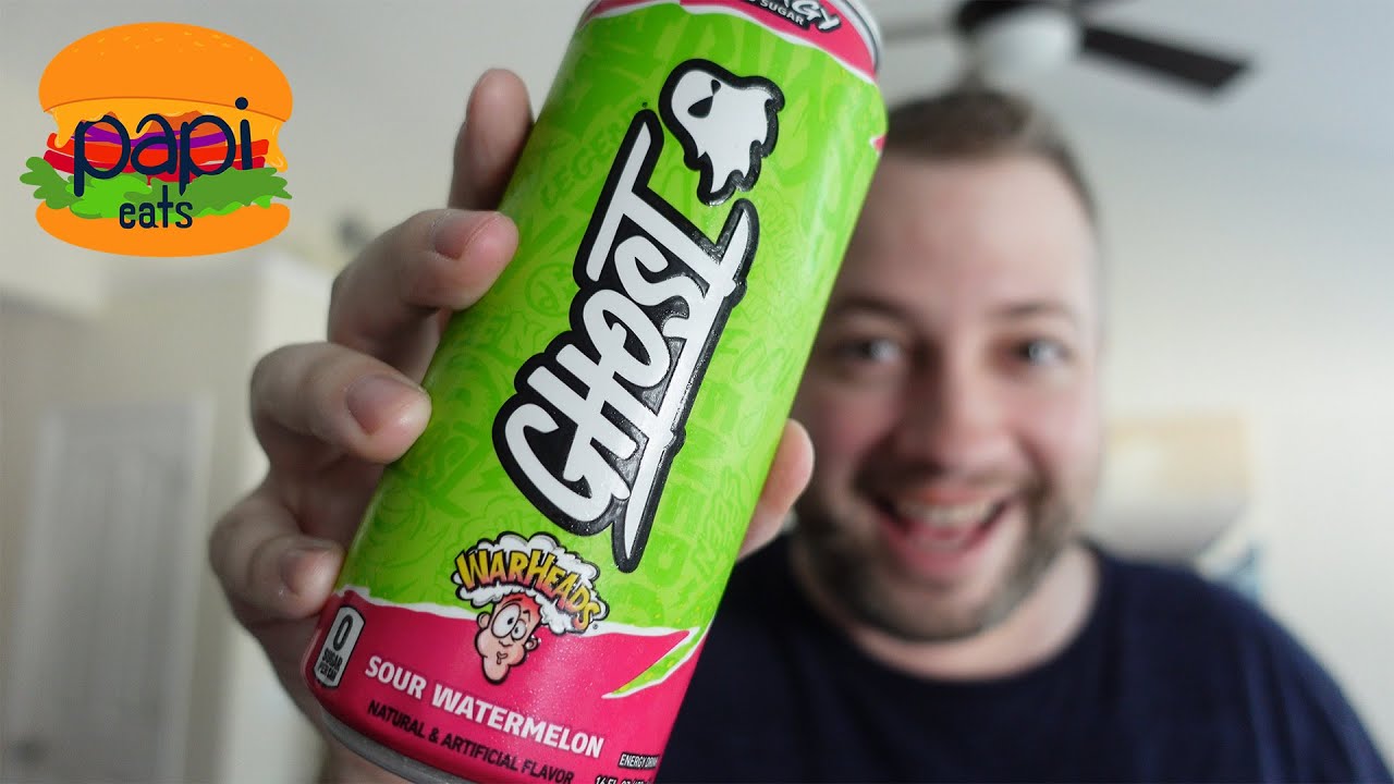 GHOST ENERGY - WARHEADS SOUR WATERMELON REVIEW - YouTube