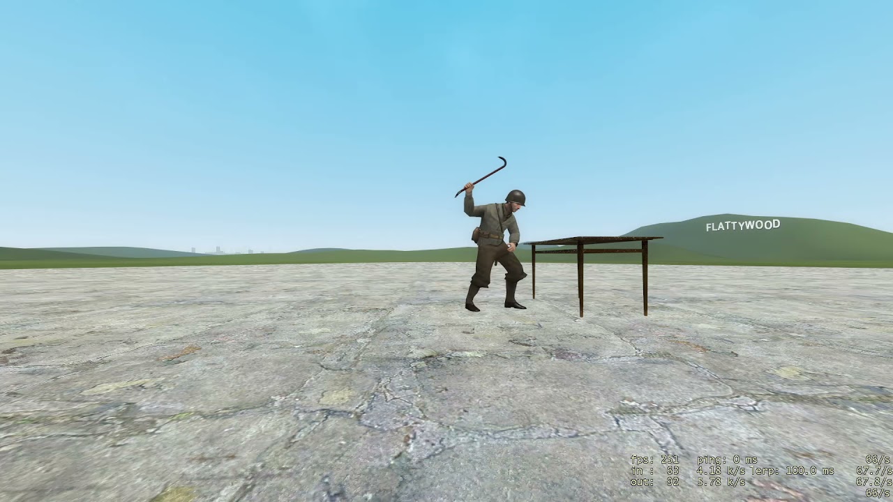 Breaking table in gmod because table - YouTube