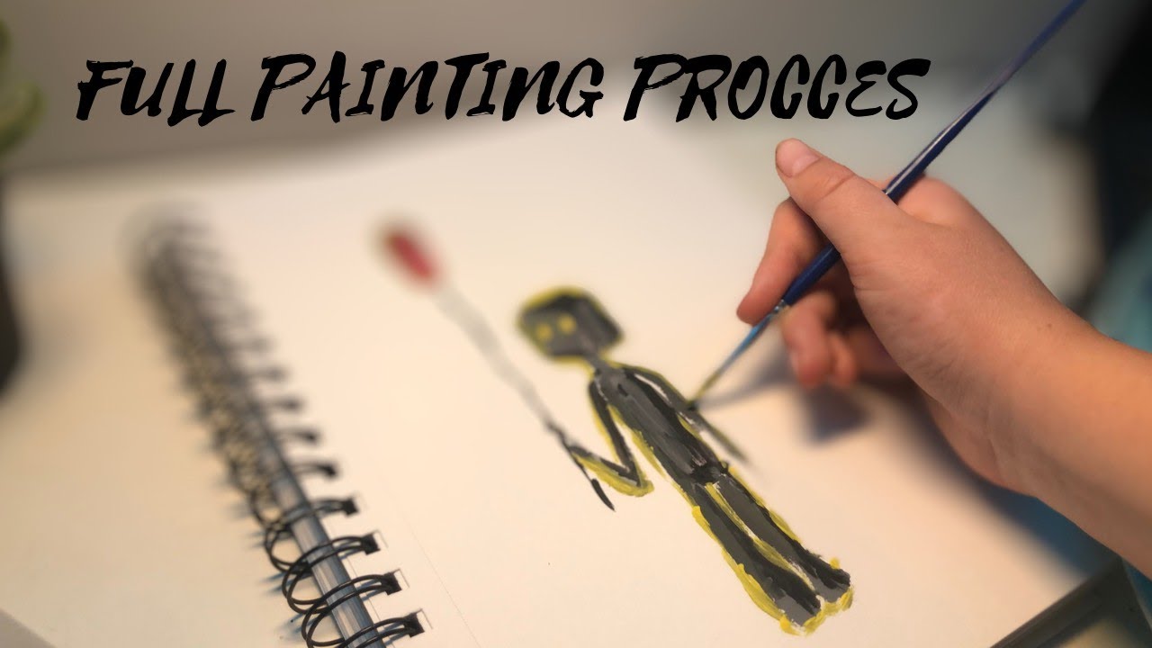 Full PAINTING Procces! || Draw with me - YouTube