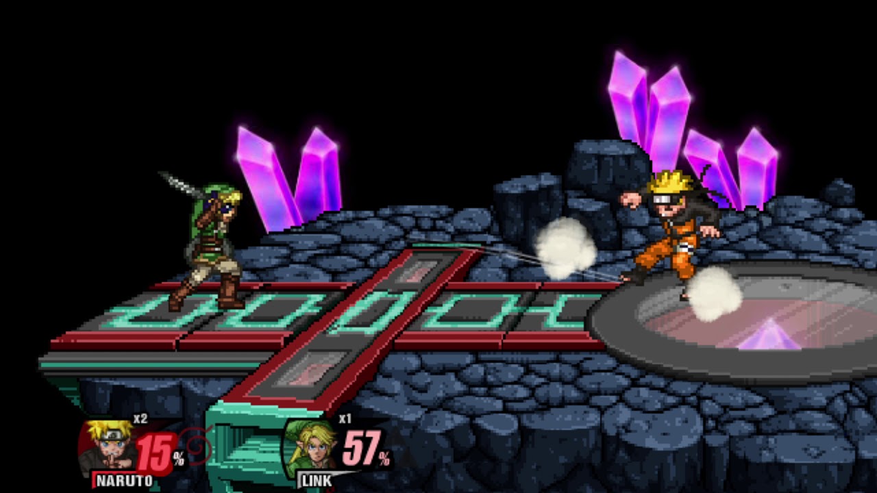 SSF2 Beta- NARUTO VS LINK - YouTube