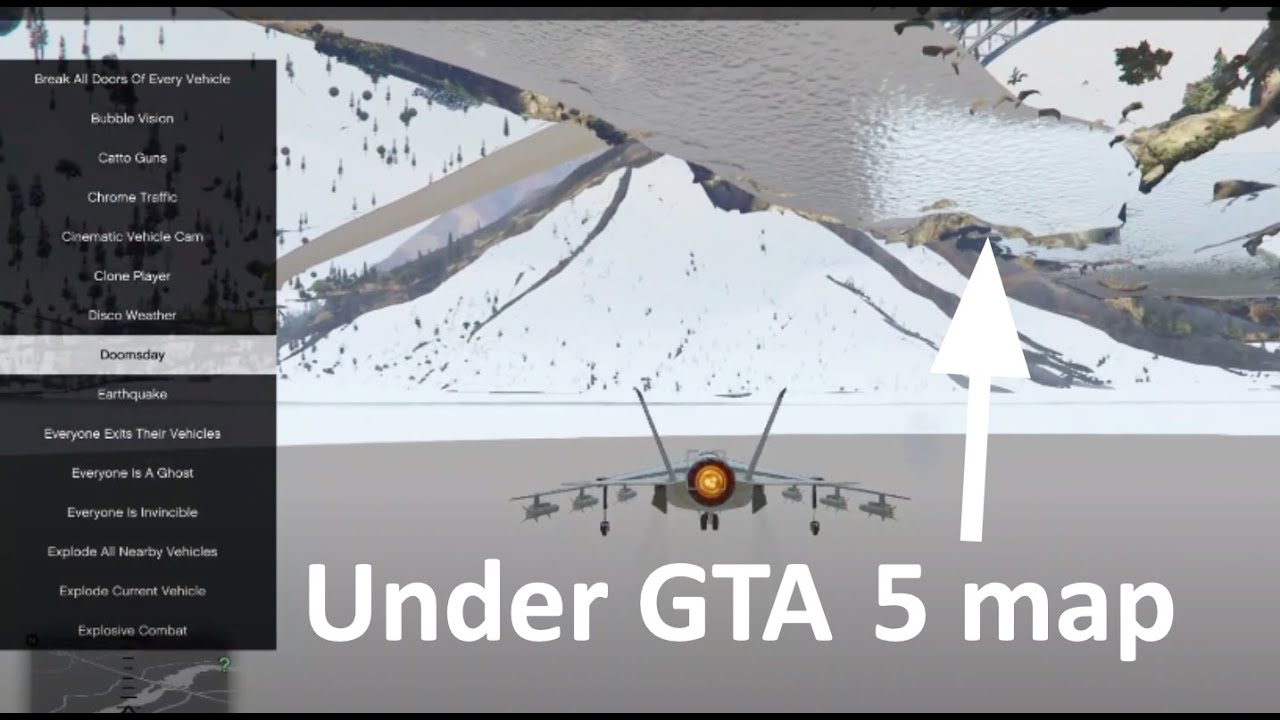 Tour of Blue Hell underworld under the GTA 5 map - YouTube