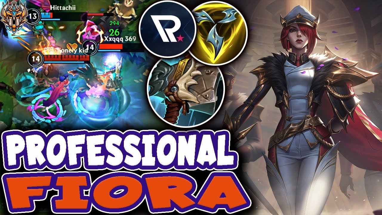 Wild Rift FIORA - Challenger Professional Fiora Gameplay S7 Rank ...