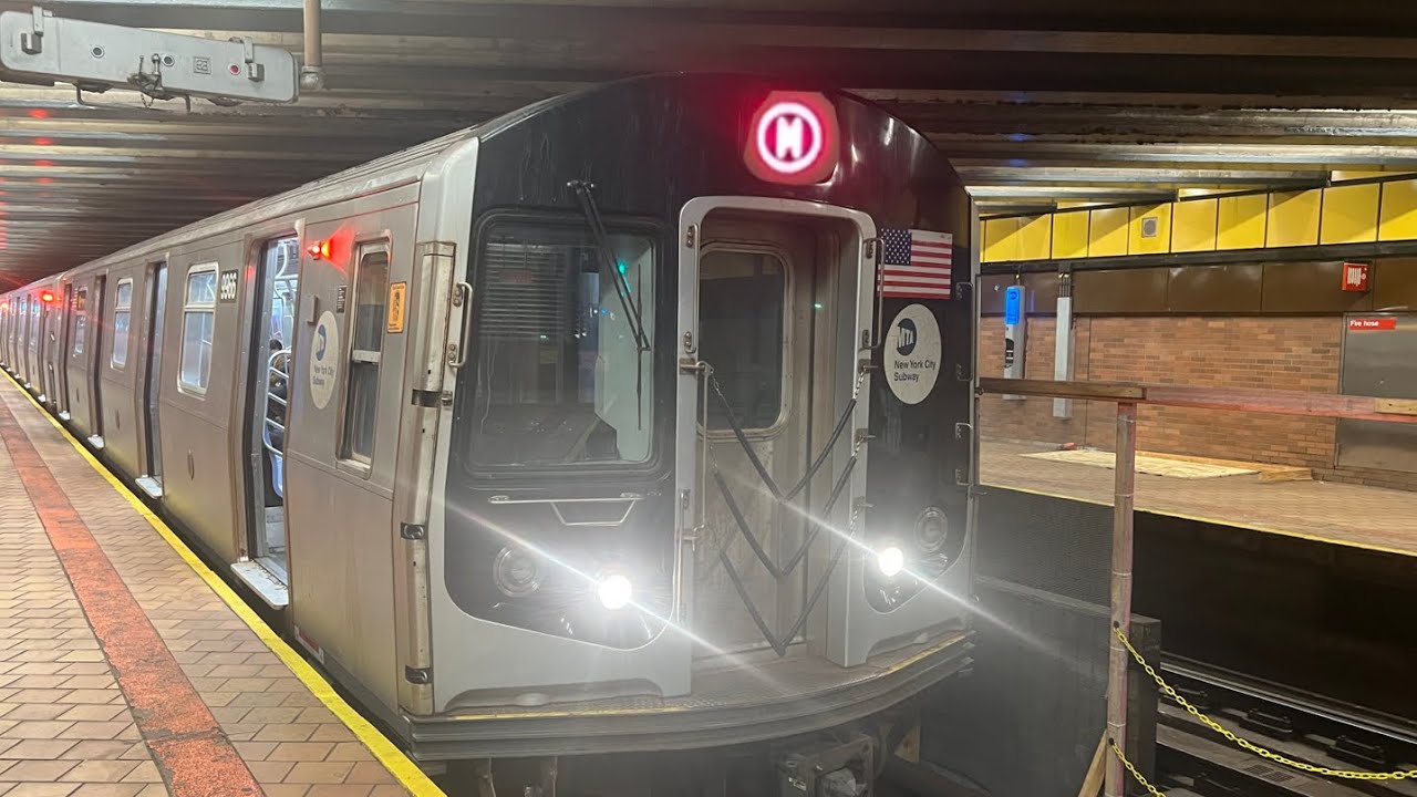 BMT Subway: R160A M train Ride from Metropolitan Ave to 21st St ...