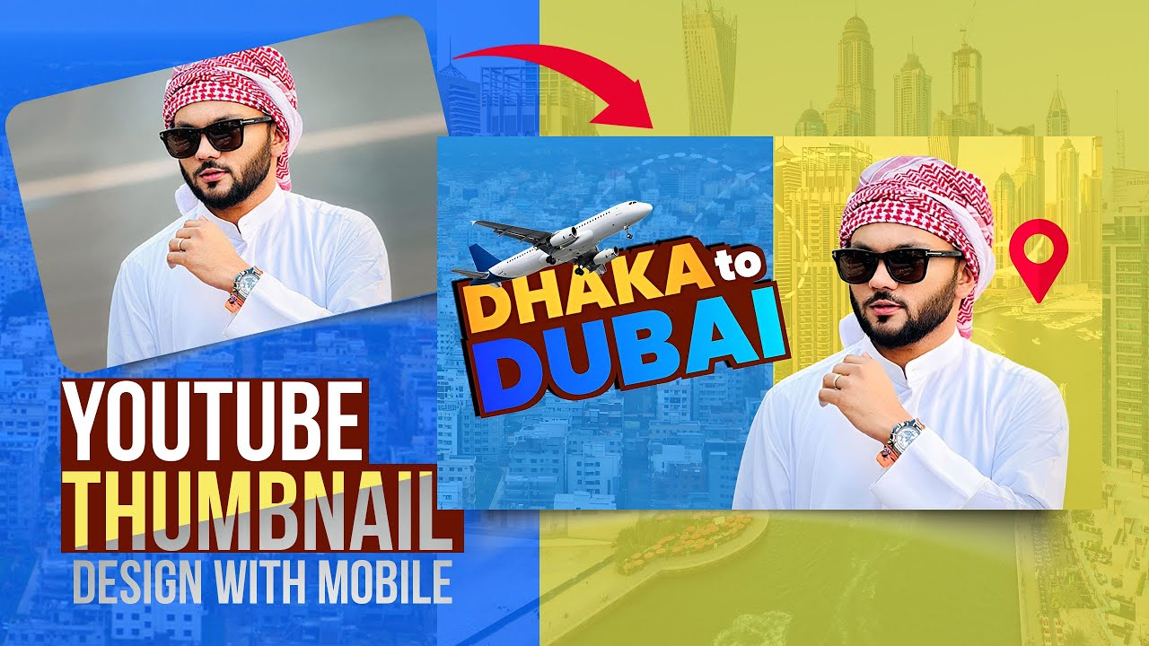 YouTube Thumbnail Design in Pixellab | Pixellab Tutorial 2024 - YouTube