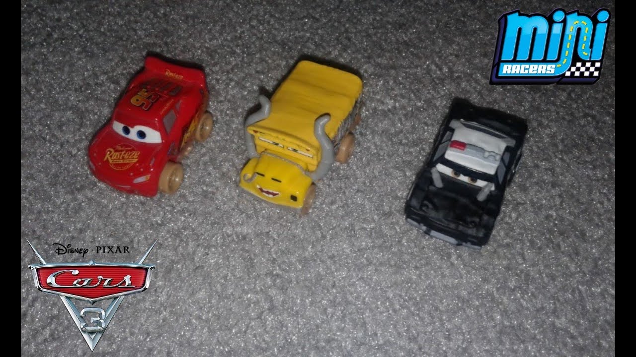 2019 Cars 3 Mini Racers - Demo Derby 3-pack (Muddy Miss Fritter first ...